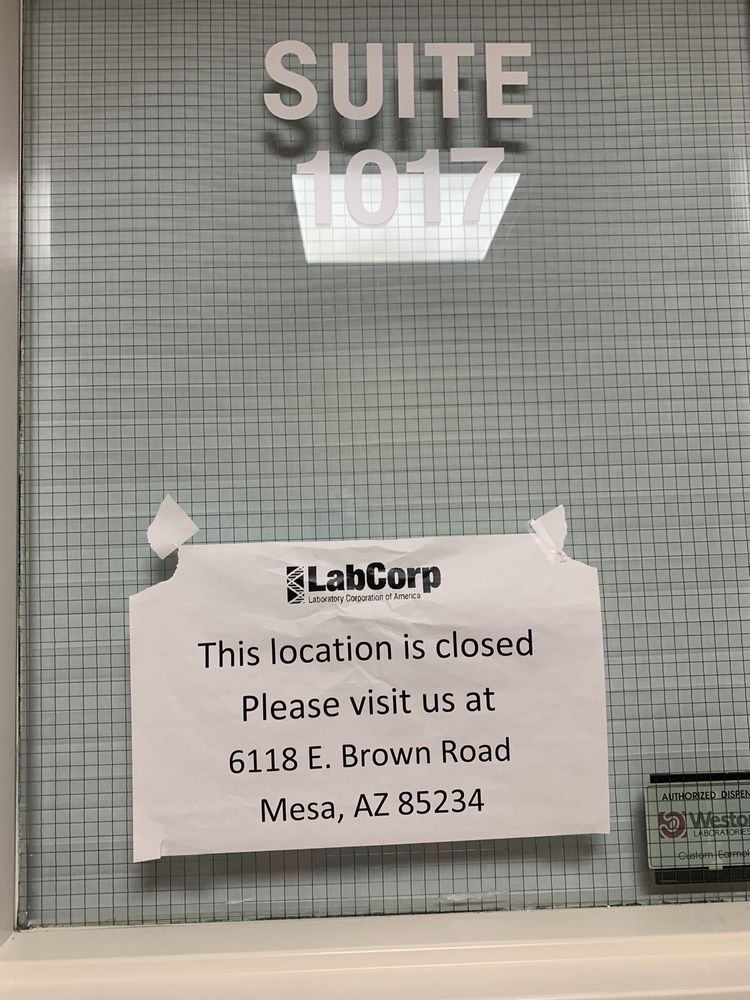 LABCORP - Updated August 2025 - 35 Reviews - 560 W Brown Rd, Mesa ...