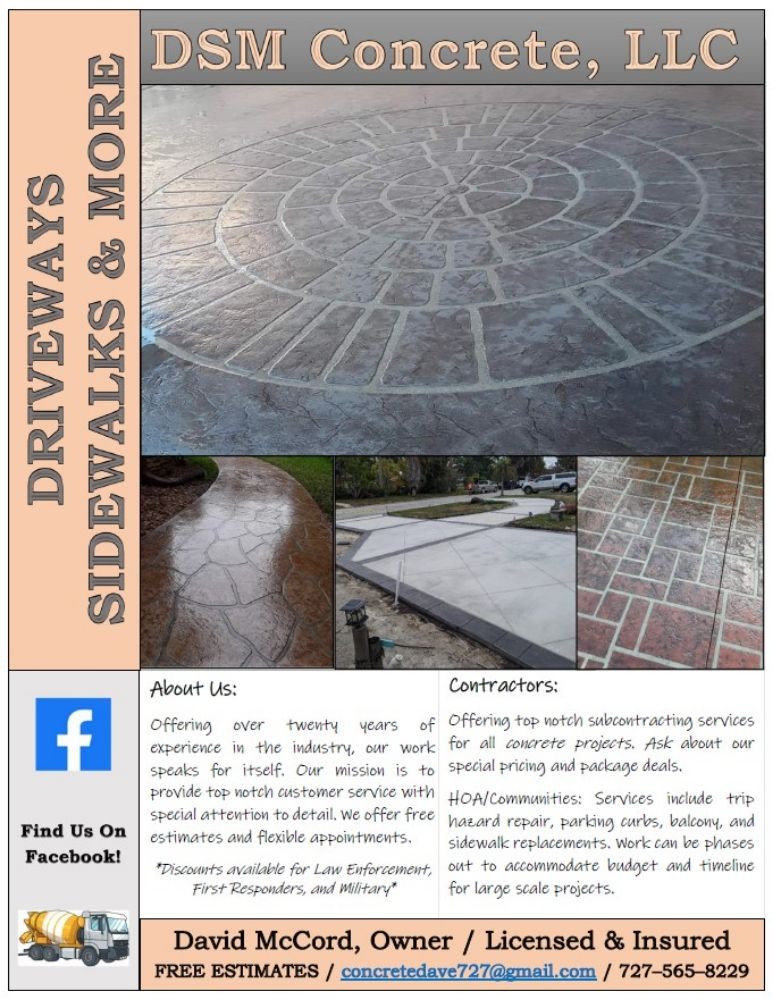 DSM CONCRETE - Updated July 2025 - Brooksville, Florida - Masonry ...