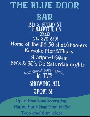 THE BLUE DOOR BAR - Updated November 2025 - 222 Photos & 199 Reviews ...