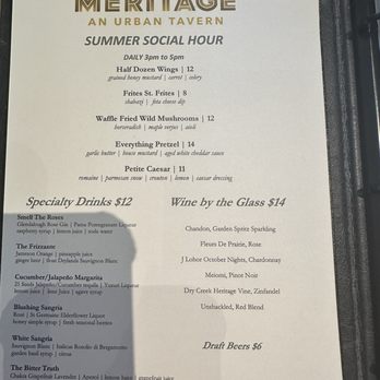 MERITAGE - AN URBAN TAVERN - Updated October 2025 - 211 Photos & 189 ...
