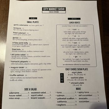 CITY MARKET SUSHI - Updated December 2025 - 675 Photos & 371 Reviews ...