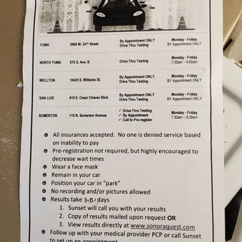 SUNSET HEALTH - Updated December 2025 - 675 S Avenue B, Yuma, Arizona ...