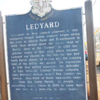 LEDYARD HISTORICAL MARKER - Updated August 2024 - 740 Colonel Ledyard ...