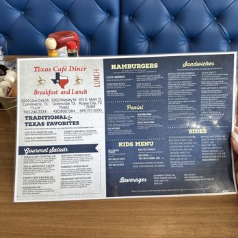 TEXAS CAFE DINER - Updated December 2024 - 32 Photos & 25 Reviews - 103 ...