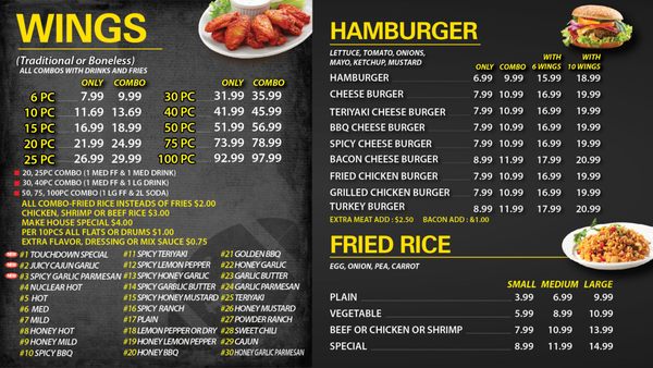 TOUCHDOWN WINGS - Updated October 2025 - 28 Photos & 10 Reviews - 3730 ...