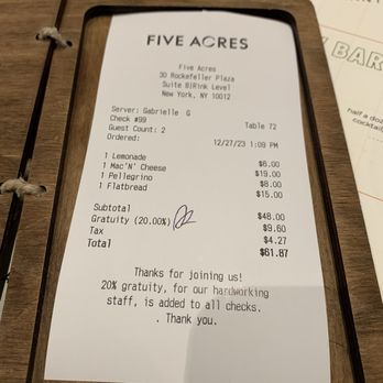 FIVE ACRES - Updated December 2024 - 146 Photos & 67 Reviews - 30 ...