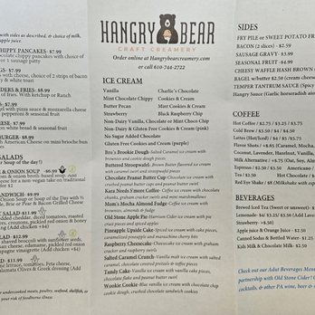 HANGRY BEAR CREAMERY - Updated August 2025 - 29 Photos & 13 Reviews ...