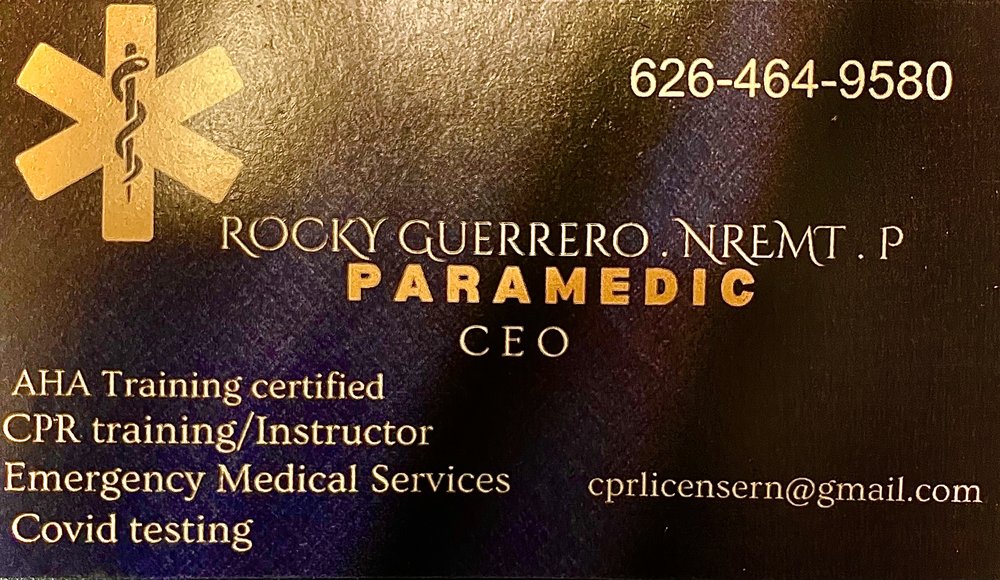 CPRLICENSERN - Updated January 2025 - West Covina, California - CPR ...