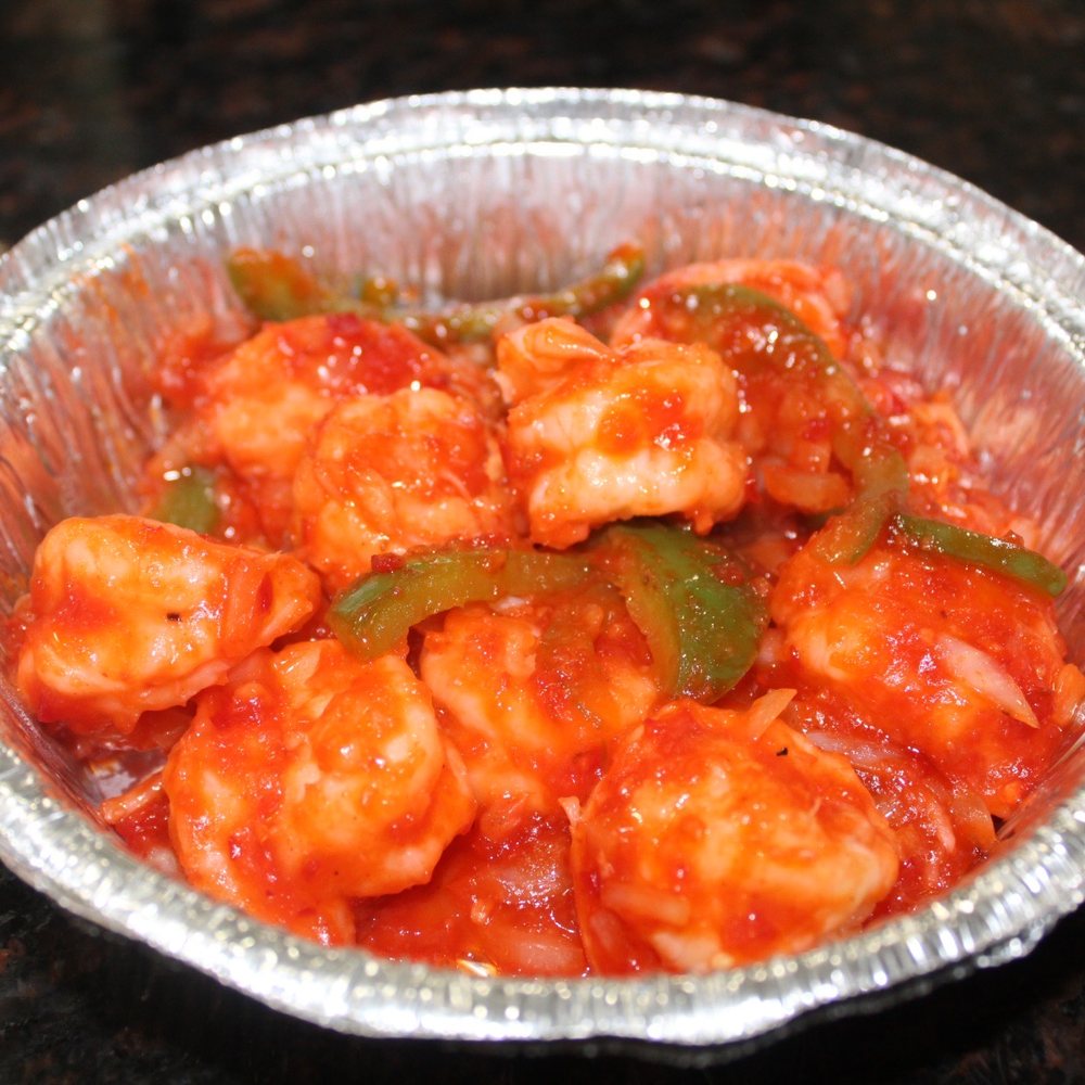 Blazing Jamaican Peppered Shrimp