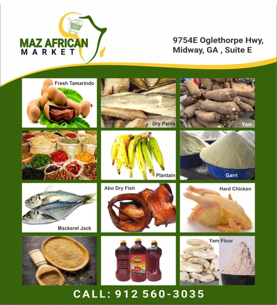 MAZ AFRICAN MARKET - Updated August 2025 - 9754 E Oglethorpe Hwy ...