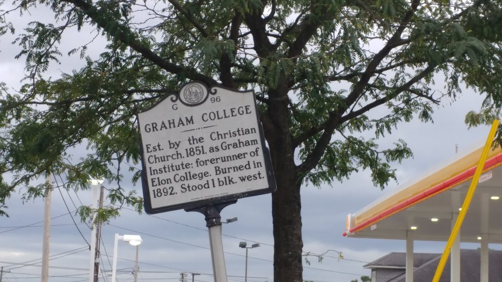 GRAHAM COLLEGE HISTORICAL MARKER - Updated June 2025 - 217 S Main St ...