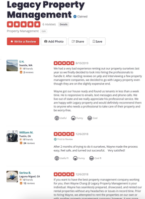 LEGACY PROPERTY MANAGEMENT CALIFORNIA - Updated October 2025 - 57 ...