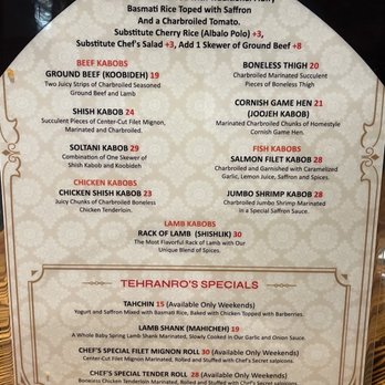 TEHRANRO GRILL - Updated July 2024 - 239 Photos & 275 Reviews - 414 S ...