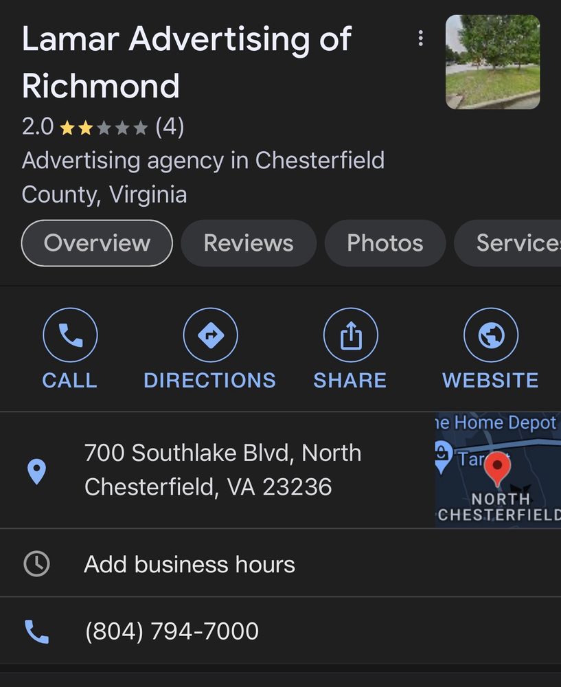 LAMAR ADVERTISING OF RICHMOND - Updated December 2025 - 10531 Trade ...