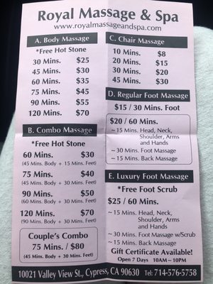 ROYAL MASSAGE & SPA - 17 Photos & 153 Reviews - 10021 Valley View ...