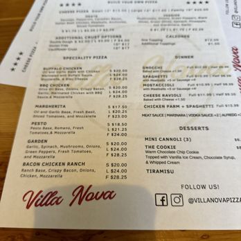 VILLA NOVA PIZZERIA - NEW BUFFALO - Updated October 2025 - 153 Photos ...