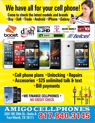 AMIGO CELLPHONES - Updated August 2025 - 3201 NE 28th St, Fort Worth ...