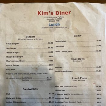 KIM’S DINER - Updated October 2025 - 16 Photos & 15 Reviews - 2007 ...
