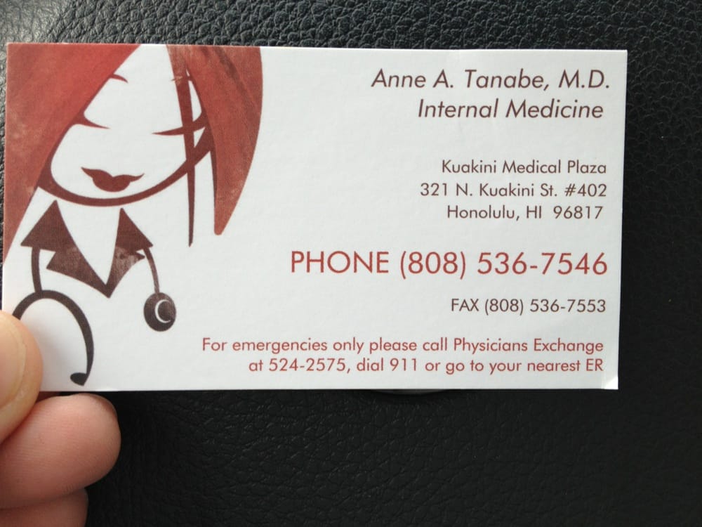 ANNE A TANABE, MD - Updated January 2026 - 321 N Kuakini St, Honolulu ...