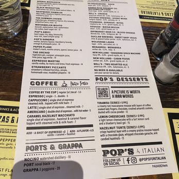 POP’S FOR ITALIAN - Updated December 2024 - 1017 Photos & 912 Reviews ...