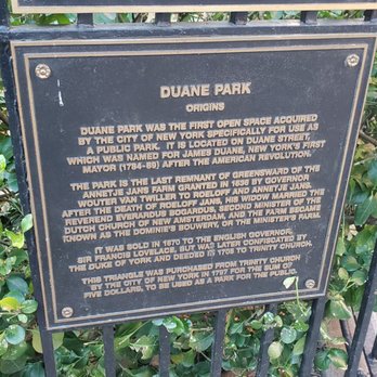 DUANE PARK - Updated December 2025 - 31 Photos - Hudson St And Duane St ...