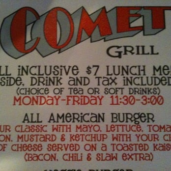 COMET GRILL - Updated May 2024 - 130 Photos & 110 Reviews - 2224 Park ...