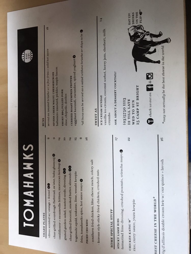 TOMAHAWKS BRIGHT - Updated July 2025 - 19 Photos - 15 Camp St, Bright ...