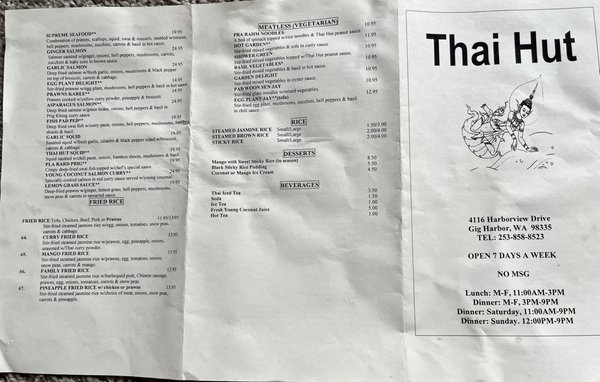 THAI HUT - 54 Photos & 223 Reviews - 4116 Harborview Dr, Gig Harbor, WA ...