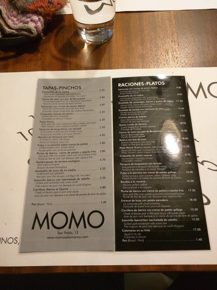 MOMO - Spanish - Calle San Pablo, 13, Salamanca, Spain - Restaurant ...