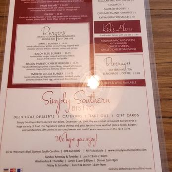 SIMPLY SOUTHERN BISTRO - Updated December 2025 - 134 Photos & 202 ...