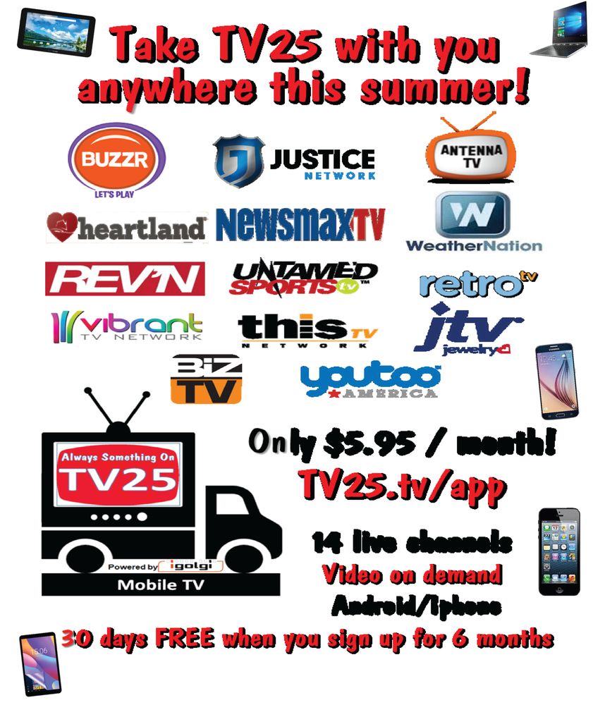 TV25 - Updated October 2025 - Auburn, Kansas - Television Stations ...