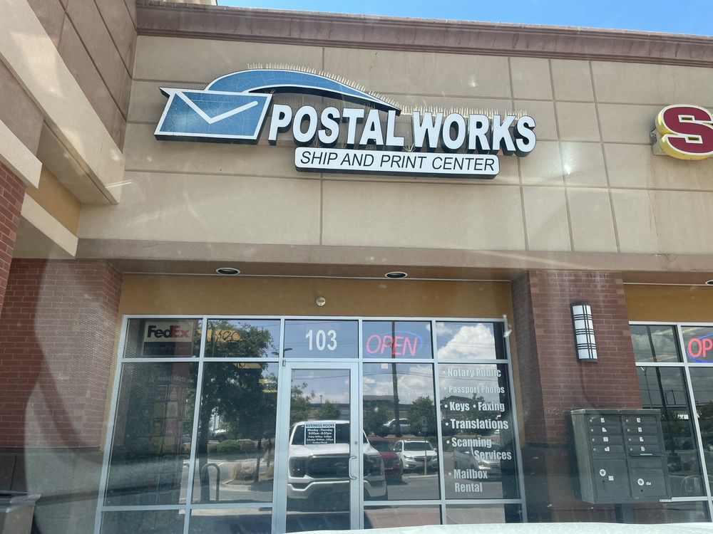 POSTAL WORKS - Updated May 2026 - 2301 N Zaragoza Rd, El Paso, Texas ...