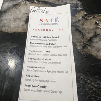 SATÉ: A NEW AMERICAN EXPERIENCE - Updated October 2025 - 366 Photos ...