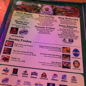 COACH’S PUB & EATERY - 132 Photos & 91 Reviews - 114 W Main St ...