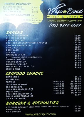 WAPI & SPUD FISH AND CHIPS - Updated July 2025 - 412 Beechboro Rd N ...