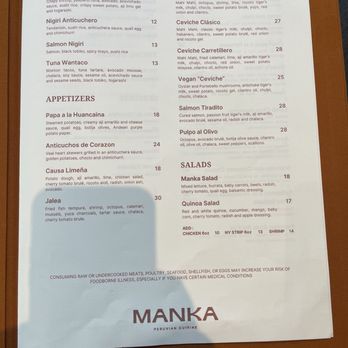 MANKA PERUVIAN CUISINE - Updated July 2025 - 111 Photos & 39 Reviews ...