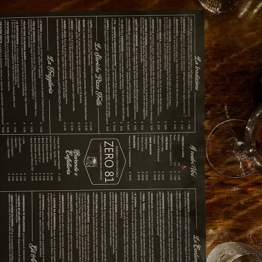 ZERO 81 - Via Roma 33, Dolceacqua, Imperia, Italy - Pizza - Restaurant ...