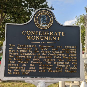 CONFEDERATE MONUMENT - Updated February 2025 - 229 19th St W, Jasper ...