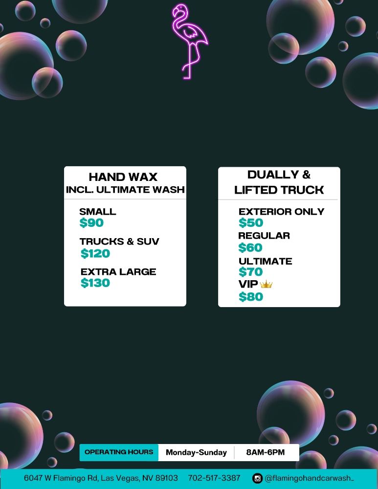 FLAMINGO HAND CAR WASH - Updated July 2025 - 259 Photos & 246 Reviews ...