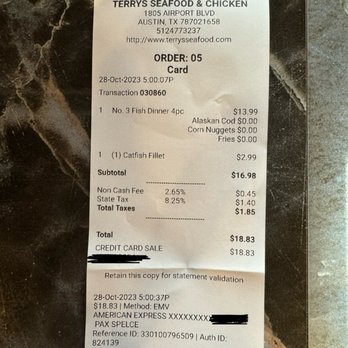 TERRY’S SEAFOOD AND CHICKEN - Updated December 2025 - 87 Photos & 129 ...