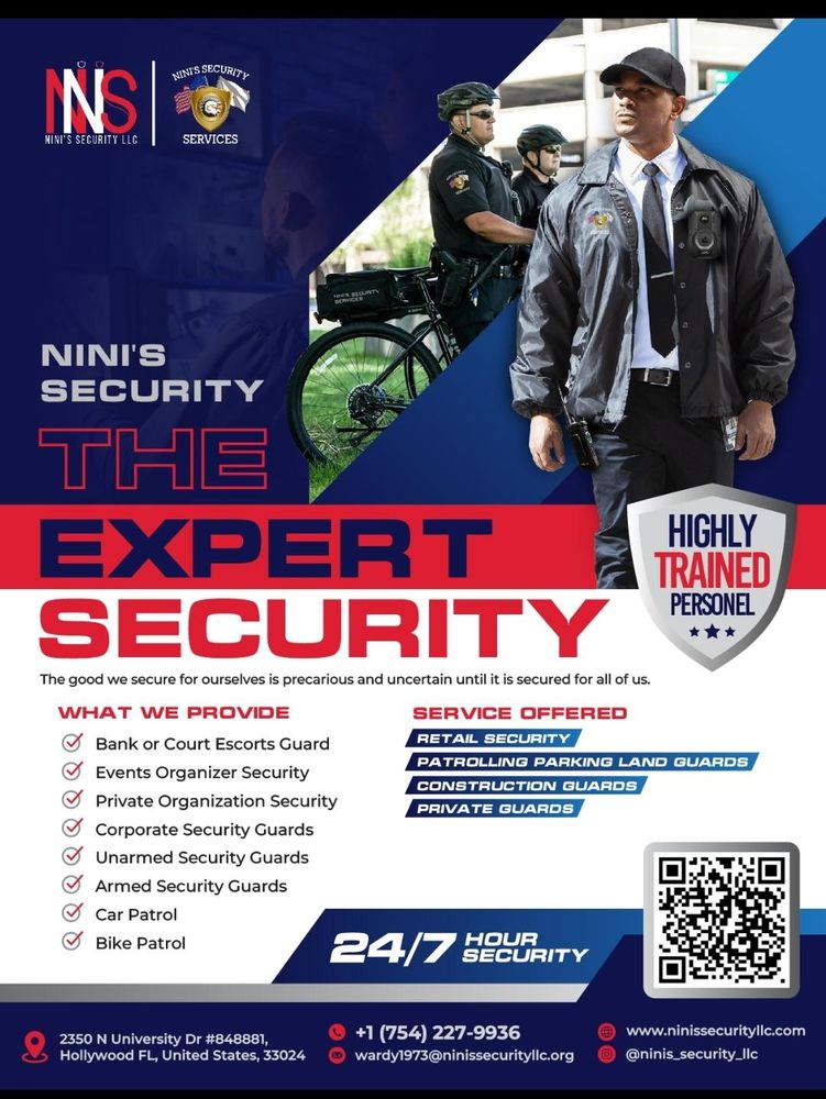 NINI’S SECURITY SERVICES - Updated May 2024 - 2350 N University Dr, Hollywood, Florida ...