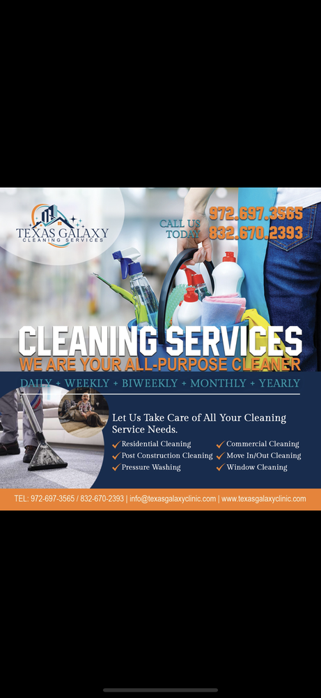 TEXAS GALAXY CLEANING SERVICES - Request a Quote - 3221 Winding Ridge Cir, Arlington, Texas ...