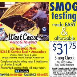 WEST COAST AUTO & TOWING - 27 Photos & 149 Reviews - 9199 El Camino ...