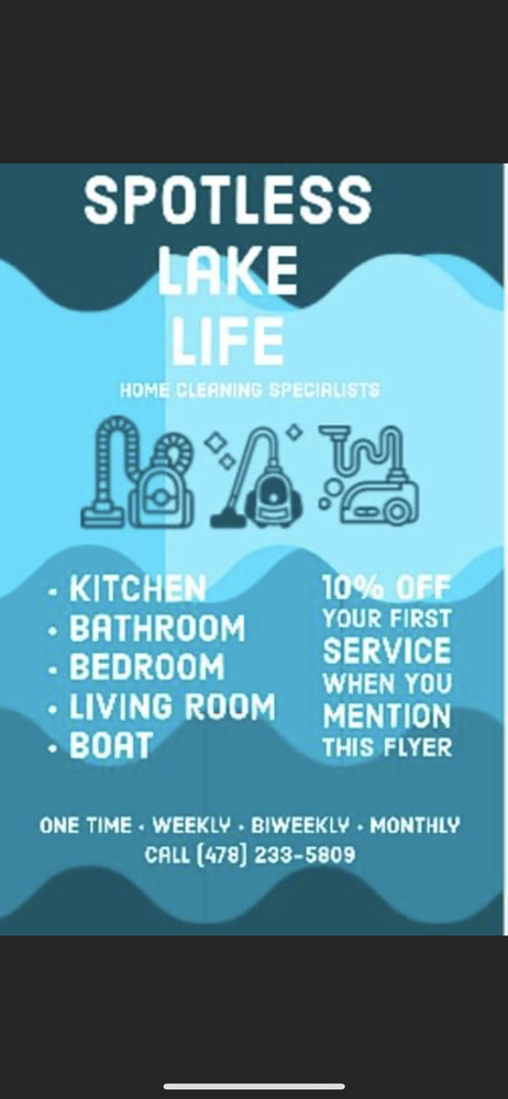 SPOTLESS LAKE LIFE CLEANING SERVICES - 134 Briarcliff Trl, Ivey ...