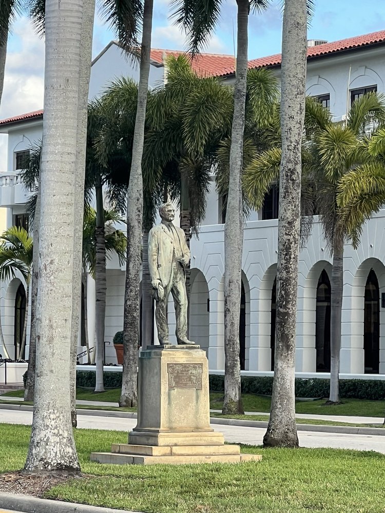 ELISHA NEWTON DIMICK STATUE - Updated January 2026 - 401 Royal Palm Way ...