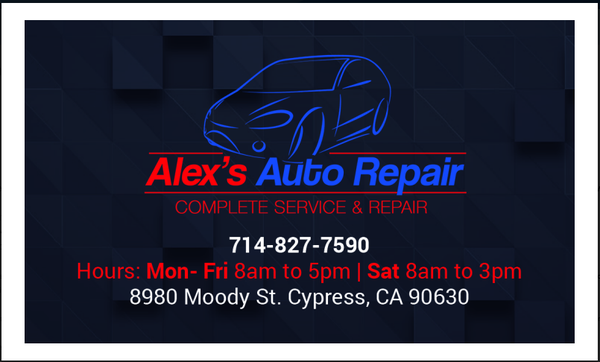 ALEX’S AUTO REPAIR - Updated September 2024 - 35 Photos & 139 Reviews ...