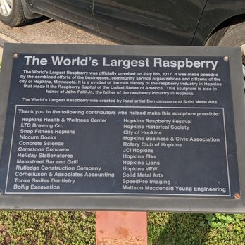 WORLD’S LARGEST RASPBERRY - Updated December 2025 - 21 8th Ave N ...