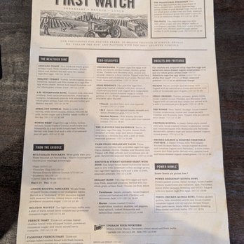 FIRST WATCH - Updated October 2025 - 40 Photos & 24 Reviews - 400 North ...