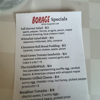 BORAGE - Updated November 2024 - 301 Photos & 80 Reviews - 1609 N ...