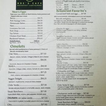 NOE’S CAFE - Updated October 2025 - 32 Photos & 14 Reviews - 490 N ...